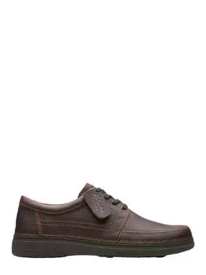 Clarks Nature 5 Lo Leather Derby Shoes - Brown