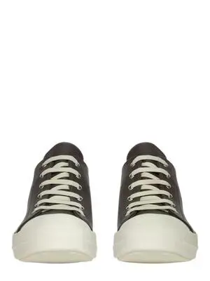 Rick Owens Low Top Sneakers With Toe Cap Detail - Brown