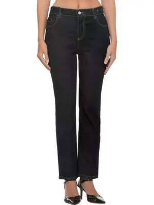 Marella Cropped Flared Jeans - Blue