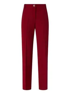 Pinko Pressed Crease Tailored Trousers - Red