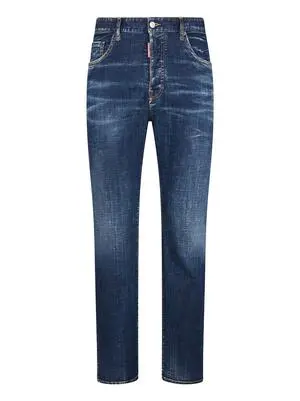Dsquared2 Dark Pressed Wash 642 Jeans - Blue