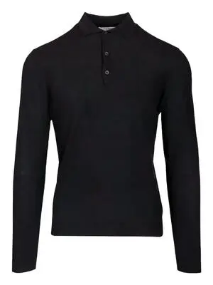 AL DUCA D’AOSTA 1902 Merino Wool Polo Shirt - Blue