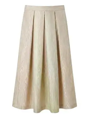 LUNATICA MILANO Pleated Design Skirt - Neutrals