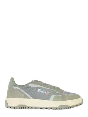 AUTRY Wildplace Suede-panel Sneakers - Green