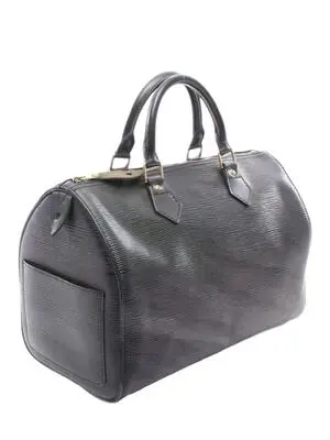 LOUIS VUITTON 1995 Speedy 30 Epi Leather Holdall Bag - Black
