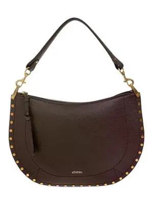 Isabel Marant Étoile Oskan Soft Leather Shoulder Bag - Brown