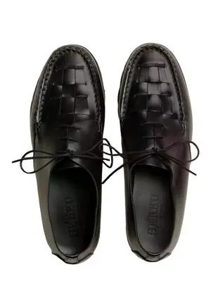 Hereu Colum Lace-up Derby Shoes - Black