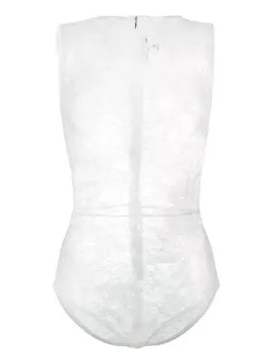 GILDA & PEARL Ava Lace Bodysuit - White
