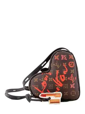 LOUIS VUITTON Coeur Handbag Monogram Canvas Crossbody Bag - Brown
