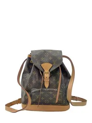 LOUIS VUITTON Montsouris Monogram Backpack - Brown