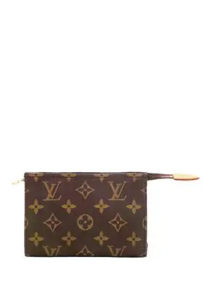 LOUIS VUITTON Toiletry Monogram Canvas Pouch - Brown