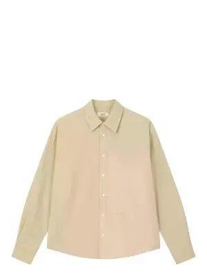 STUDIO TOMBOY Embroidered Long-sleeve Shirt - Neutrals