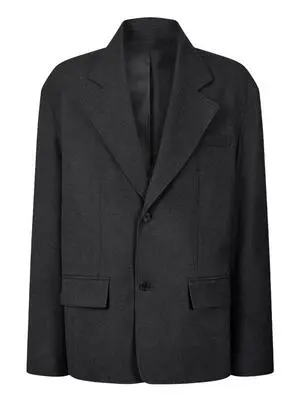 STUDIO TOMBOY Oversized Single-breasted Blazer - Grey