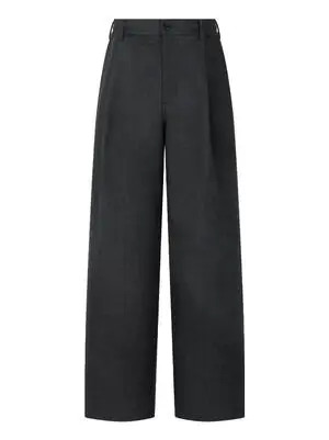 STUDIO TOMBOY Semi-oversized Pleated Trousers - Grey