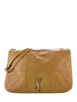 Saint Laurent Jamie 4.3 Quilted Leather Large Shoulder Bag - Brown