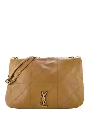 Saint Laurent Jamie 4.3 Quilted Leather Large Shoulder Bag - Brown