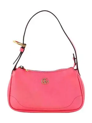 Gucci Aphrodite Leather Mini Shoulder Bag - Pink
