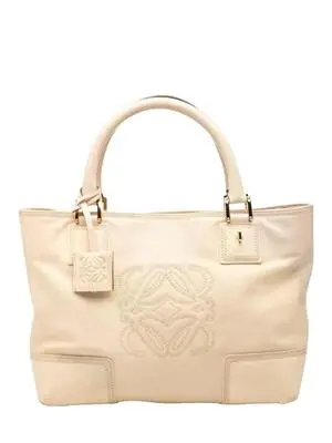 Loewe 2006 Leather Tote Bag - Brown