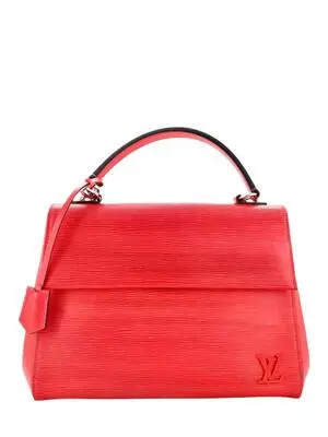 LOUIS VUITTON Cluny Satchel Epi Leather Mm Top Handle Bag - Red