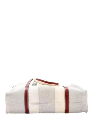 Chloé Woody Large Canvas & Leather Tote Bag - Neutrals