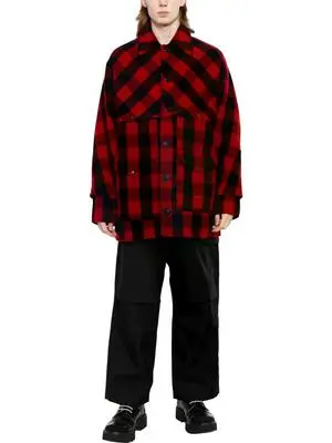 Junya Watanabe X Filson Checked Wool Jacket - Red