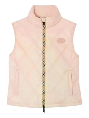 Burberry Packable Quilted Nylon Gilet - Pink