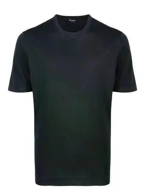 DRUMOHR Crew-neck Short-sleeve T-shirt - Blue