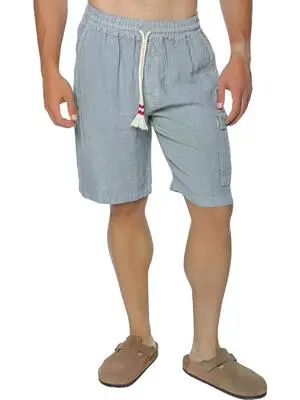 MC2 SAINT BARTH Marseille Linen Bermuda Shorts - Grey
