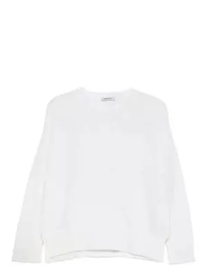 BASE Round Neck Sweater - White