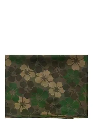 MC2 SAINT BARTH Hibiscus Print Tie-waist Sarong Skirt - Brown