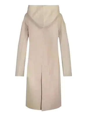 CHAMOIS FOU Cortina Hooded Coat - Neutrals