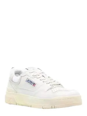 AUTRY Clc Panelled Leather Sneakers - Neutrals