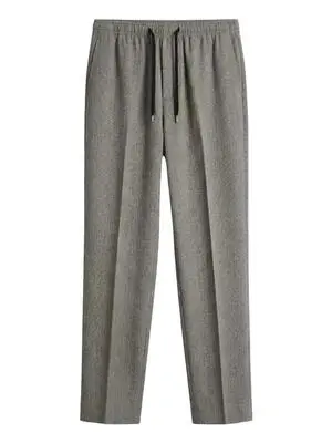 CELLAR DOOR Alfred Drawstring Trousers - Grey