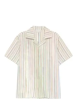 Drole De Monsieur Chemise Rayée Shirt - Neutrals