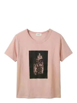SECOND / LAYER Graphic-print T-shirt - Pink
