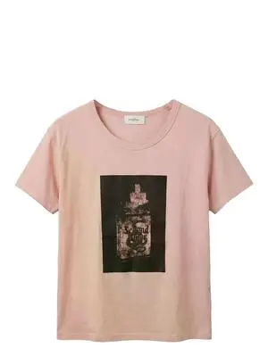 SECOND / LAYER Graphic-print T-shirt - Pink