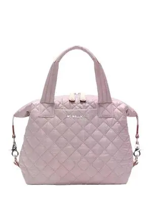 Mz Wallace Small Sutton Deluxe Quilted Tote Bag - Pink