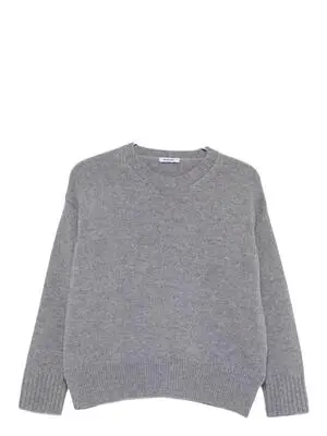 BASE Round Neck Sweater - Grey