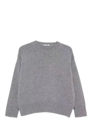 BASE Round Neck Sweater - Grey