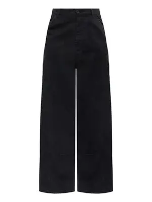 Marni Wide-leg Cotton Jeans - Black