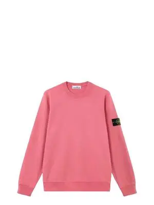 Stone Island Logo Patch Sweatshirt - Pink