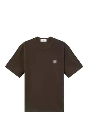STONE ISLAND Logo-patch T-shirt