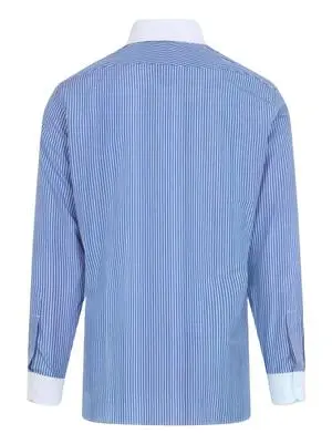 TOM FORD Vertical-stripe Shirt - Blue