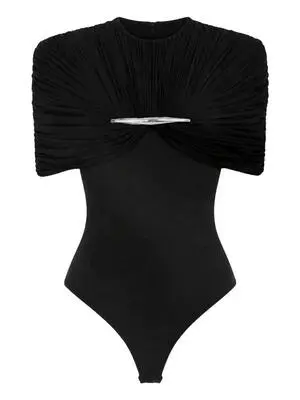 CHATS BY C.DAM CHATS BY C.DAM Draped Bodysuit