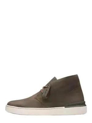 Clarks Courtlite Dbt Leather Sneakers - Green