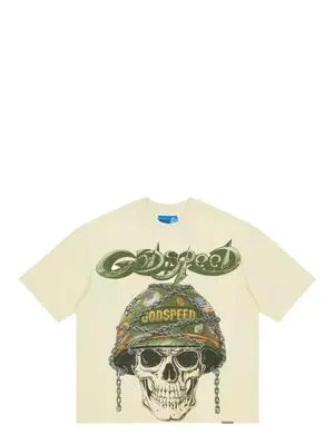 GODSPEED Badges Of Honor Graphic-print T-shirt - Neutrals