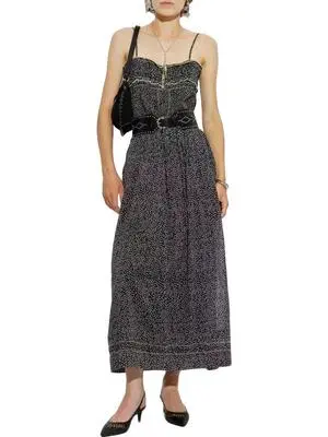 MARANT ETOILE Demy Midi Dress - Black