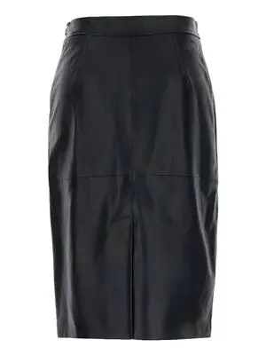 MAX MARA Max Mara Leather Midi Skirt