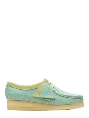 Clarks Wallabee Derby Shoes - Blue