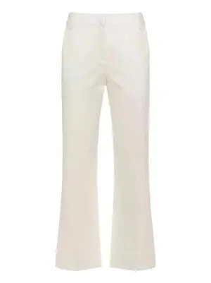 EMME Pressed Crease Trousers - Neutrals